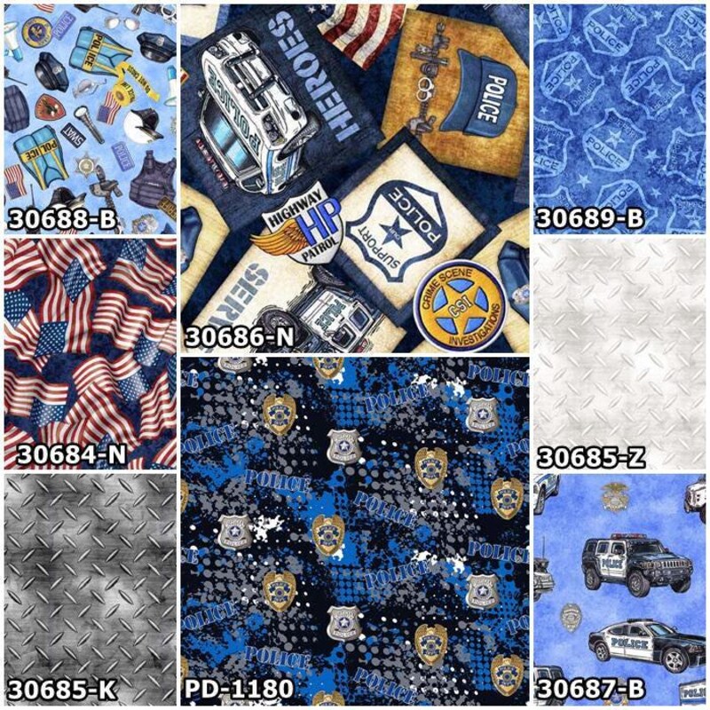 Police Officer Quilt - Etsy