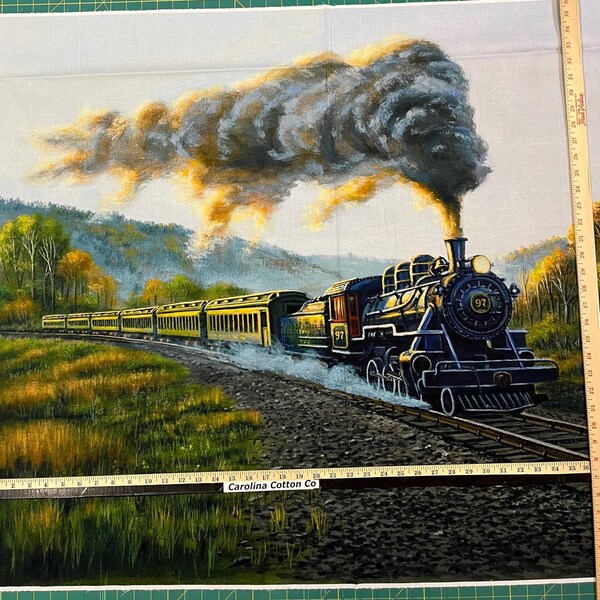Train Fabric - Etsy