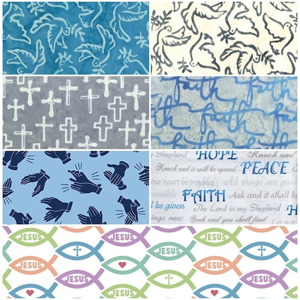 Religious Fabric - Etsy