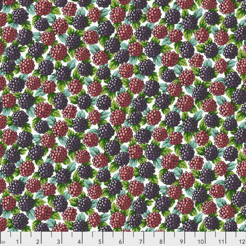 Neddy’s Meadow Roosters, Horses, Blackberries, Wheat by Philip Jacobs ...
