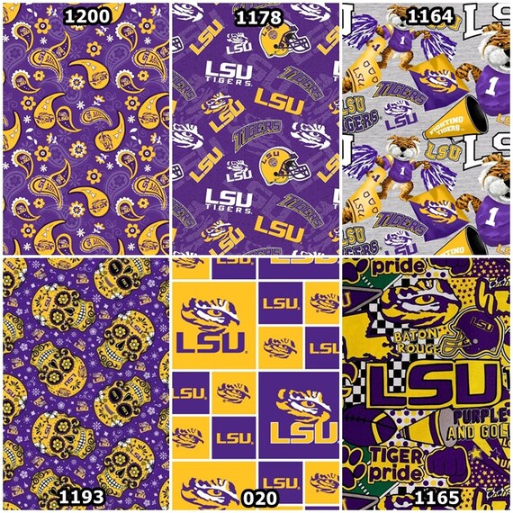 NCAA Louisiana State University LSU Tigers Purple & Gold - Etsy