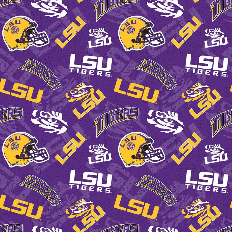 NCAA Louisiana State University LSU Tigers Purple & Gold - Etsy