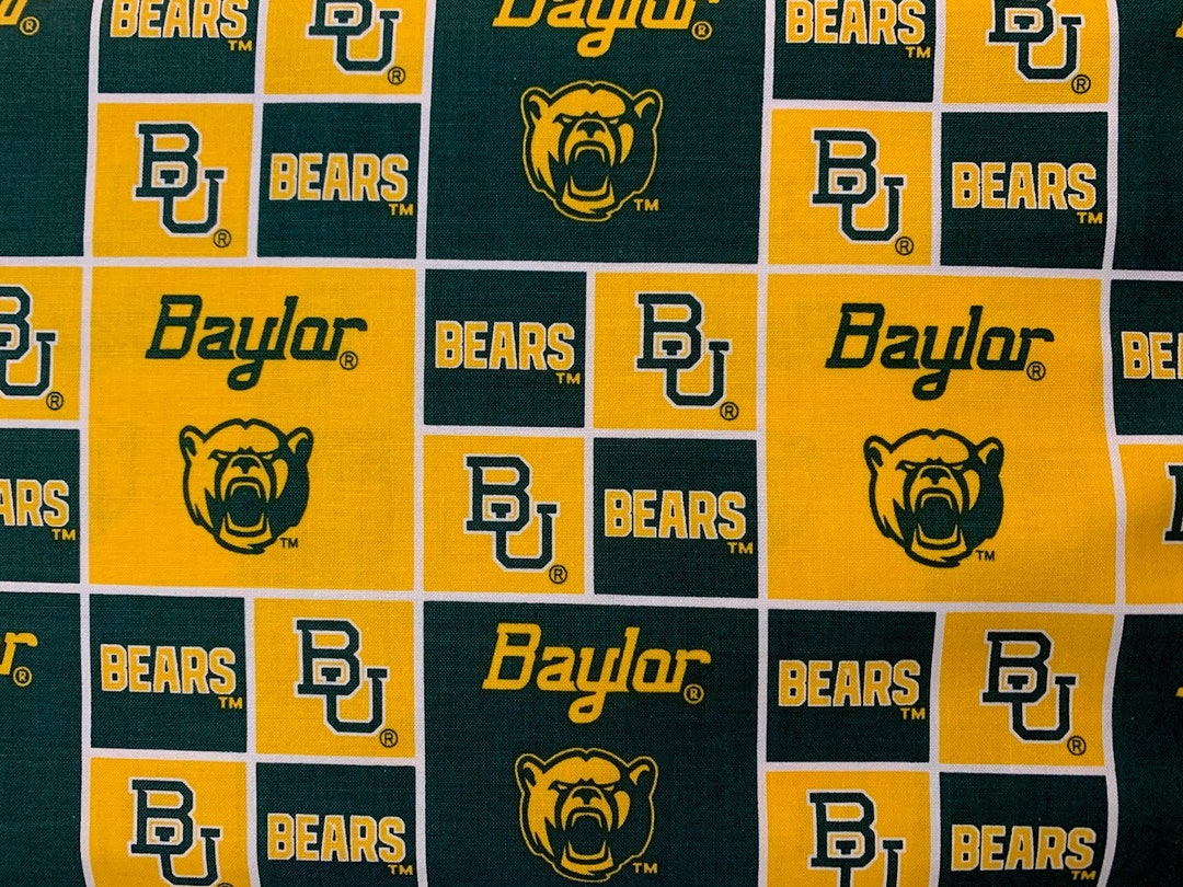 NCAA Baylor University Bears Green & Gold 020 College Logo 020 - Etsy