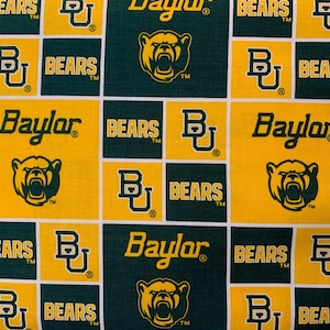 NCAA Baylor University Bears Green & Gold 020 College Logo 020 - Etsy