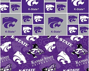 Kansas State Fabric | Etsy