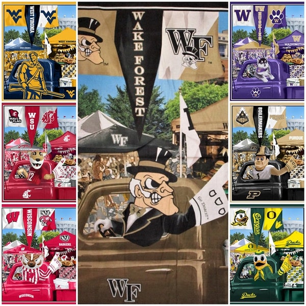 College Fabric - Etsy