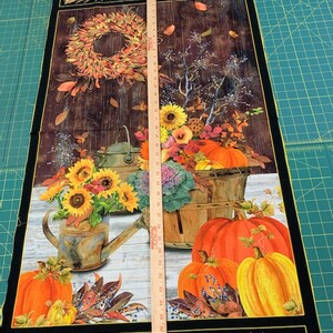 Fall Splendor Harvest Pumpkins & Sunflowers 100% Cotton Fabric - Etsy