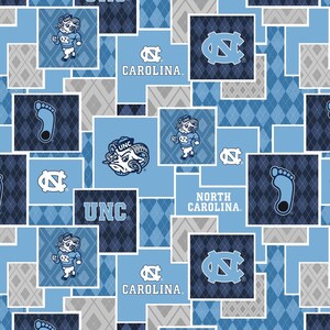 NCAA University of North Carolina UNC Tarheels College Logo 100% Cotton ...