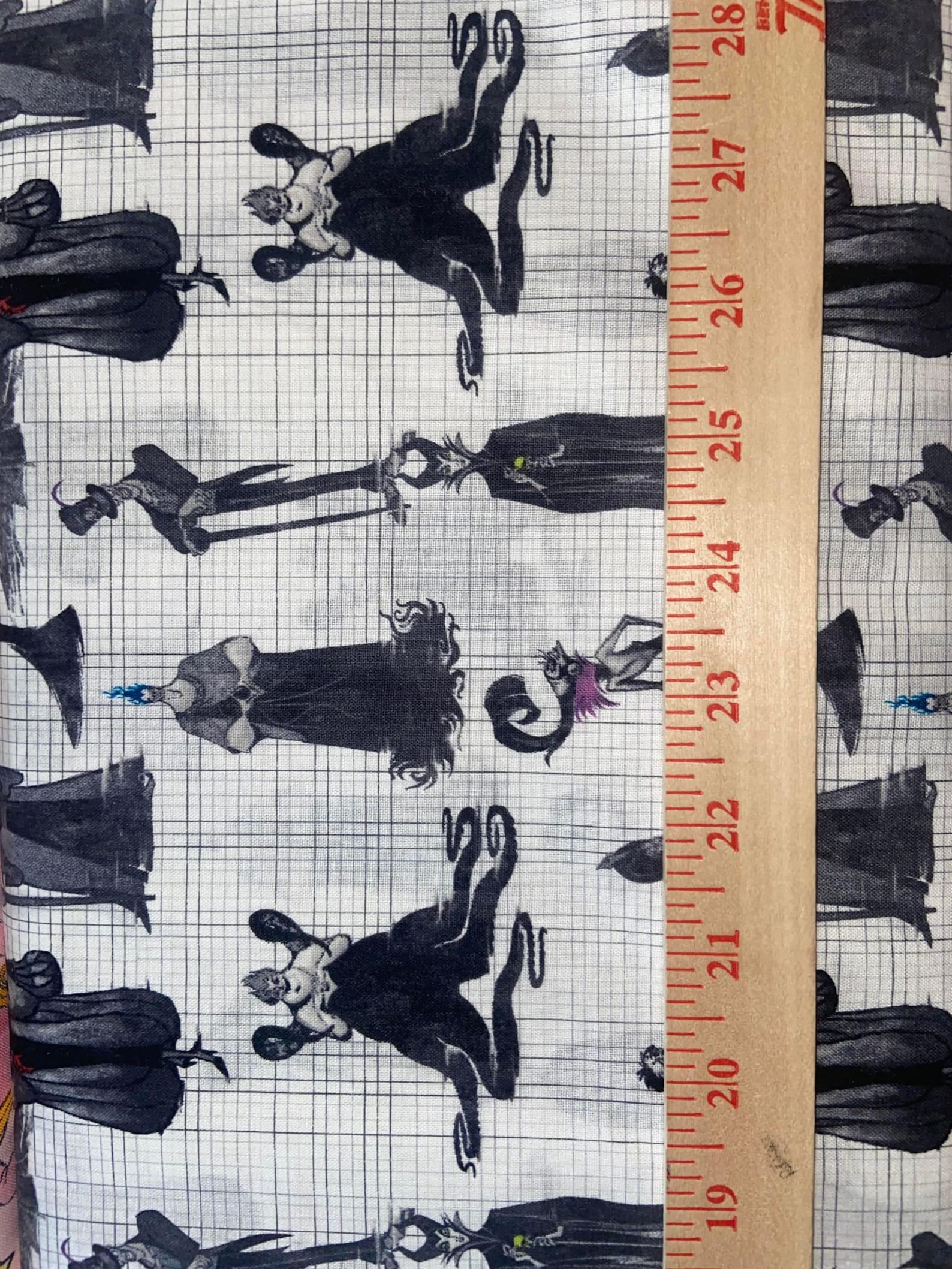 Disney Diabolical Villains 100% Cotton Fabric! the Evil Queen, Cruella ...