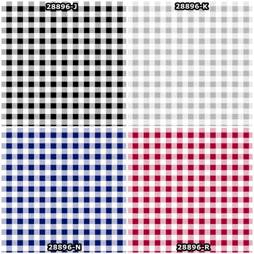 Medium Gingham Plaid Checks Weave 28896 100% Cotton Fabric by QT ...