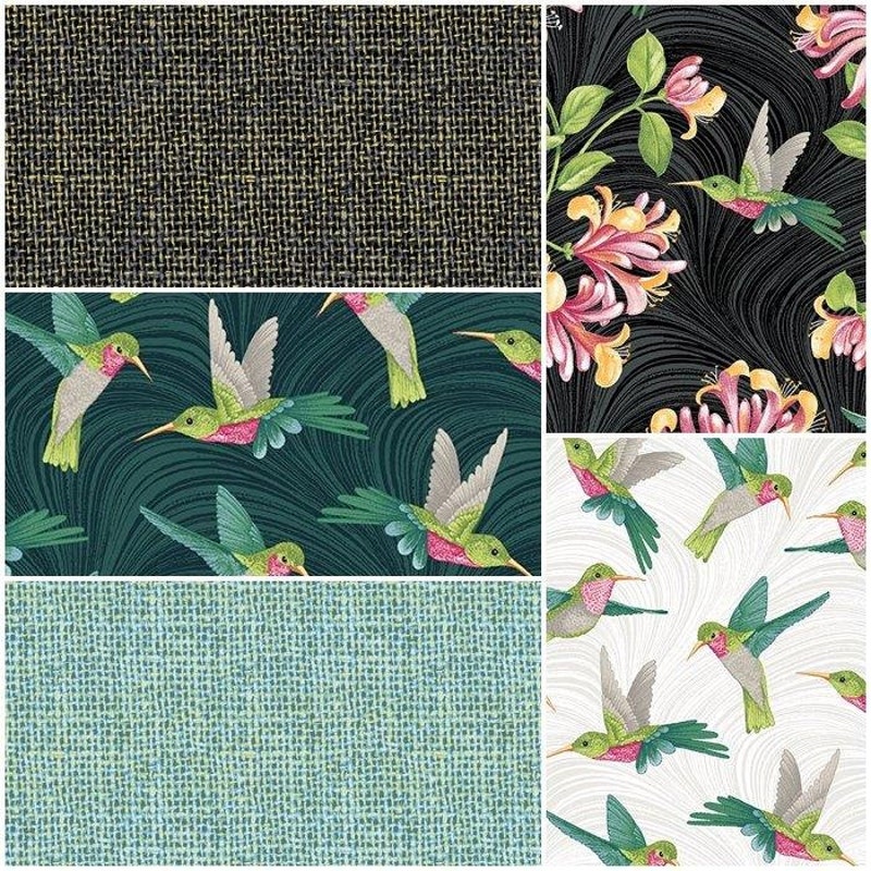 Hummingbird Fabric - Etsy