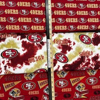 San Francisco 49ers Fabric, San Francisco Fabric, 100% Cotton, NFL ...