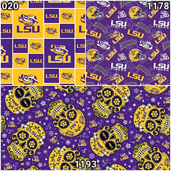 NCAA Louisiana State University LSU Tigers Purple & Gold | Etsy