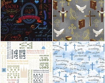Religious Fabrics | Etsy