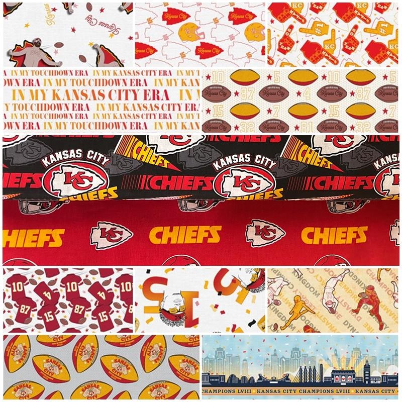 Kansas City Chiefs Fabric - Etsy