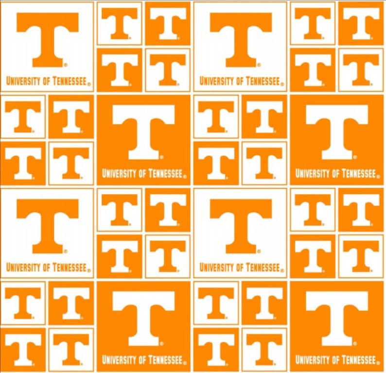 NCAA University of Tennessee Vols Orange & White College Logo - Etsy