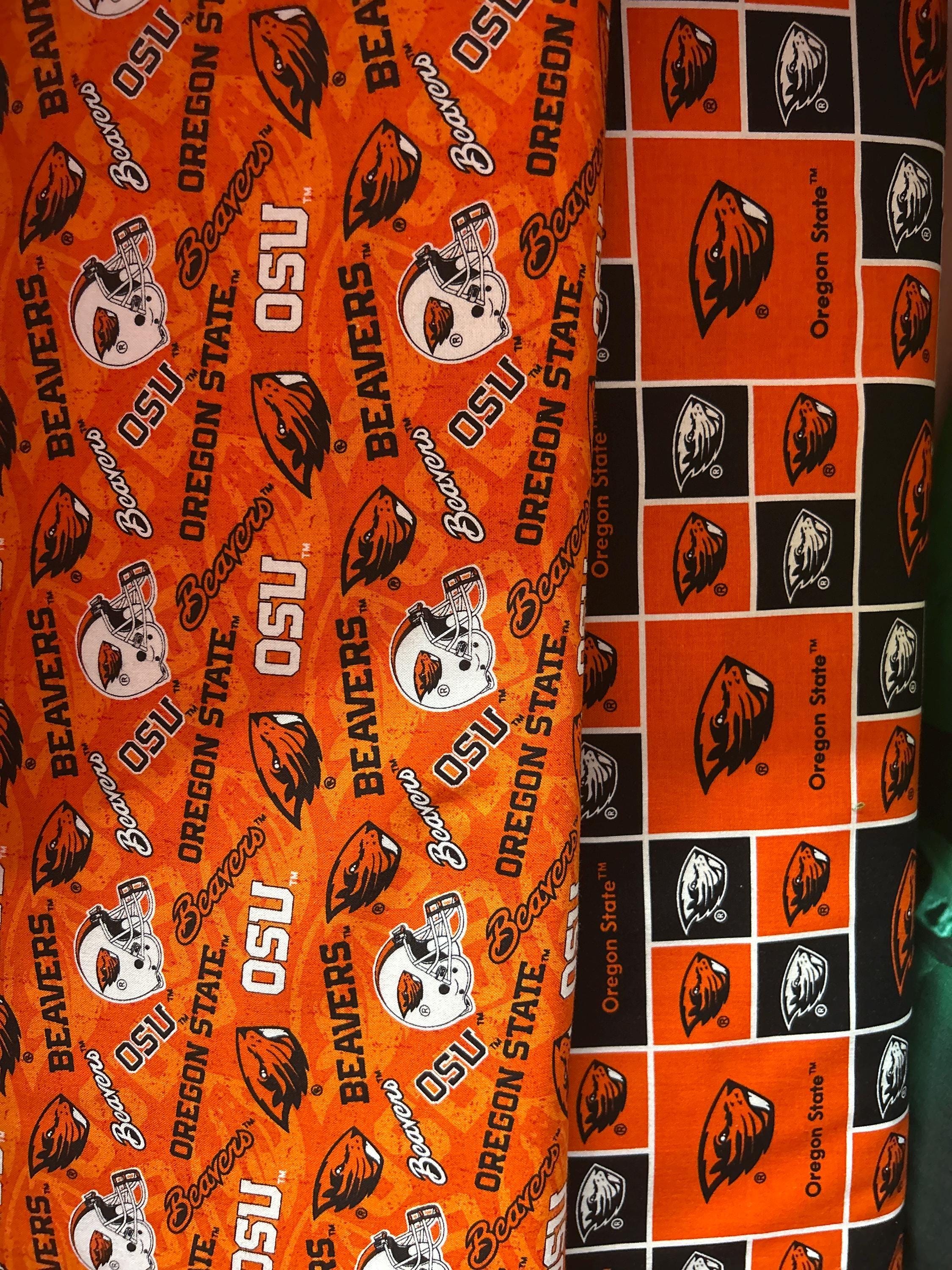 NCAA Oregon State University OSU Beavers Orange & Black College Logo ...