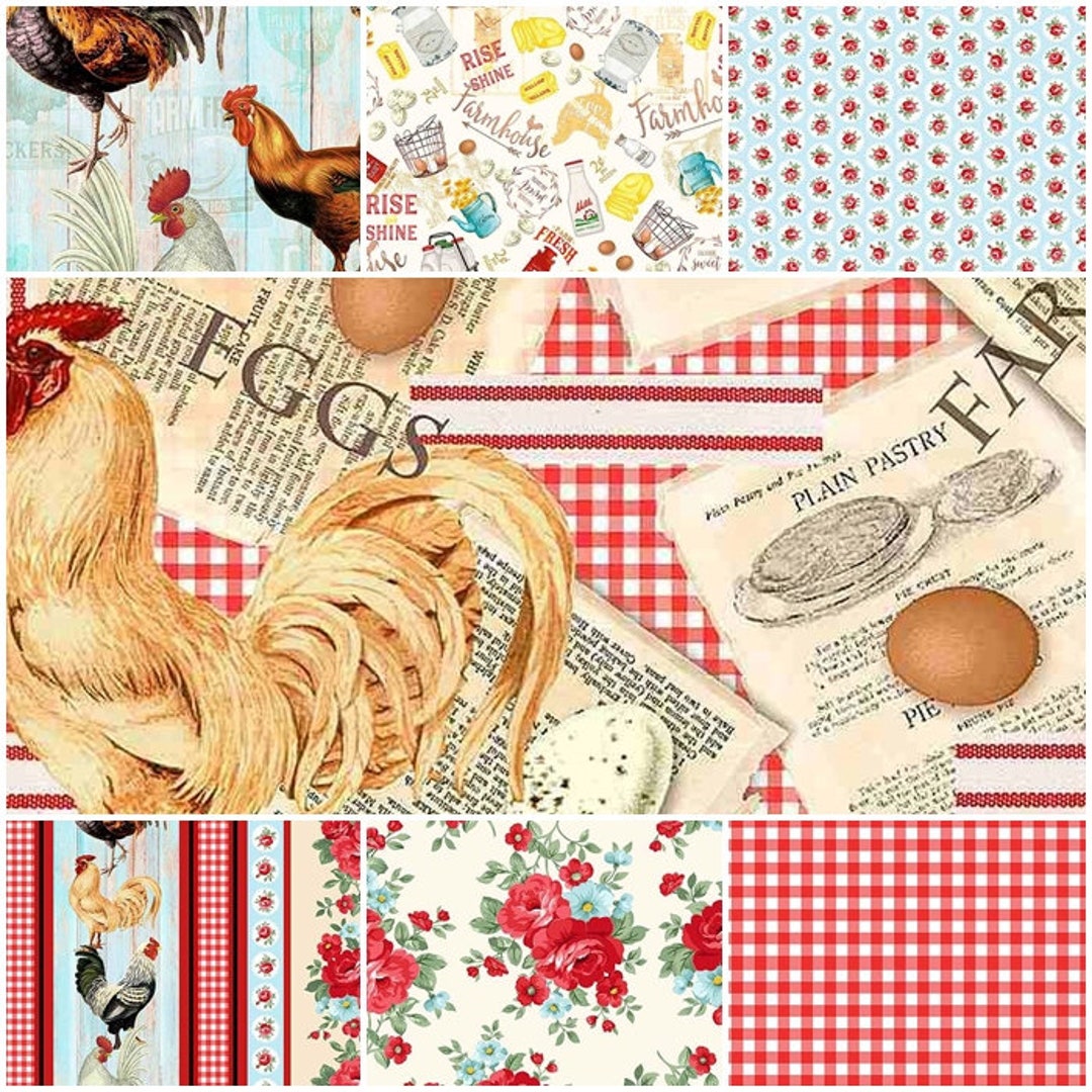 Farm Fresh, Rise & Shine, Roosters, Chickens, Recipes, Rose Calicos ...