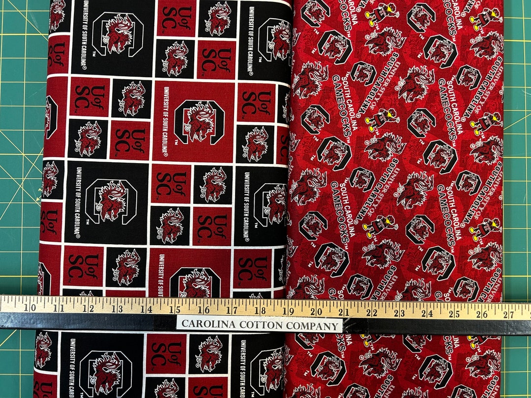 NCAA University of South Carolina Black & Garnet College 100% Cotton ...