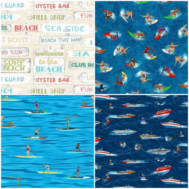 Surfing Fabric - Etsy