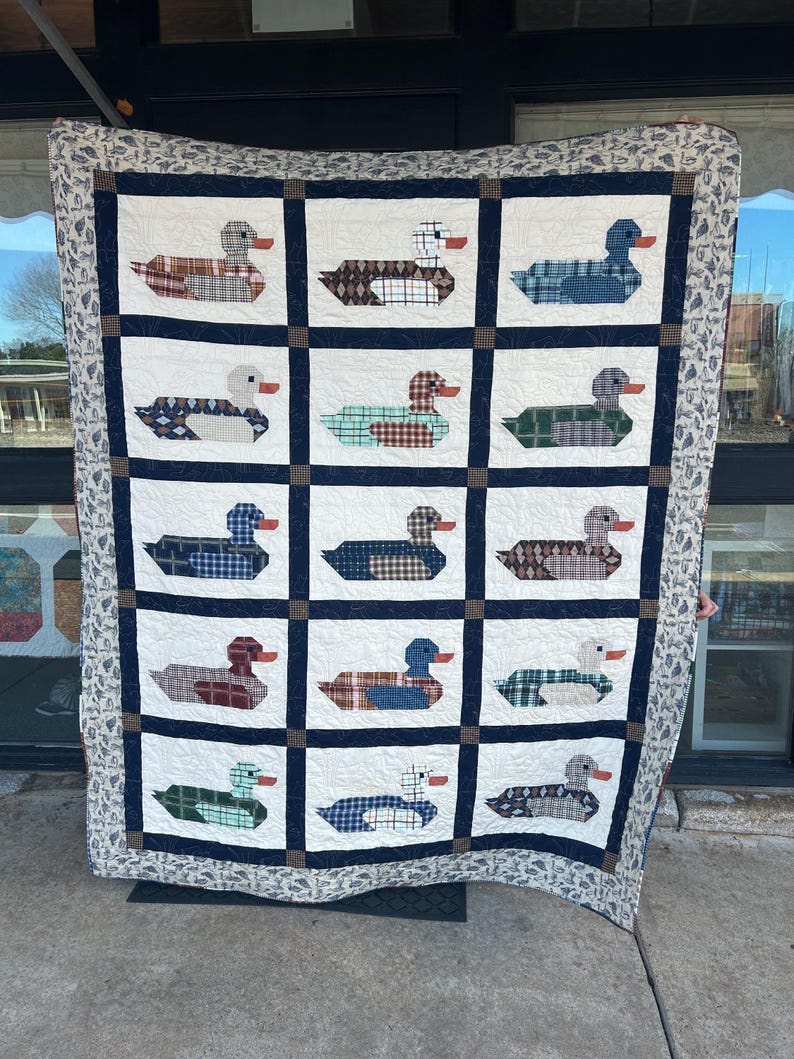 Plaid Venture Mallard Ducks Quilt Patterns by Riley Blake! - Etsy