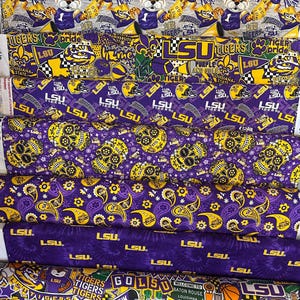 NCAA Louisiana State University LSU Tigers Purple & Gold College Logo ...