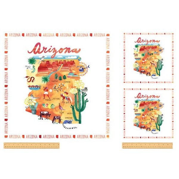 Arizona State Fabric - Etsy