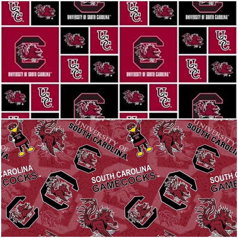 NCAA University of South Carolina Black & Garnet College 100% - Etsy