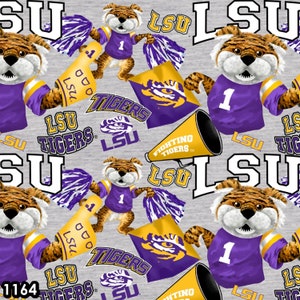 NCAA Louisiana State University LSU Tigers Purple & Gold College Logo ...