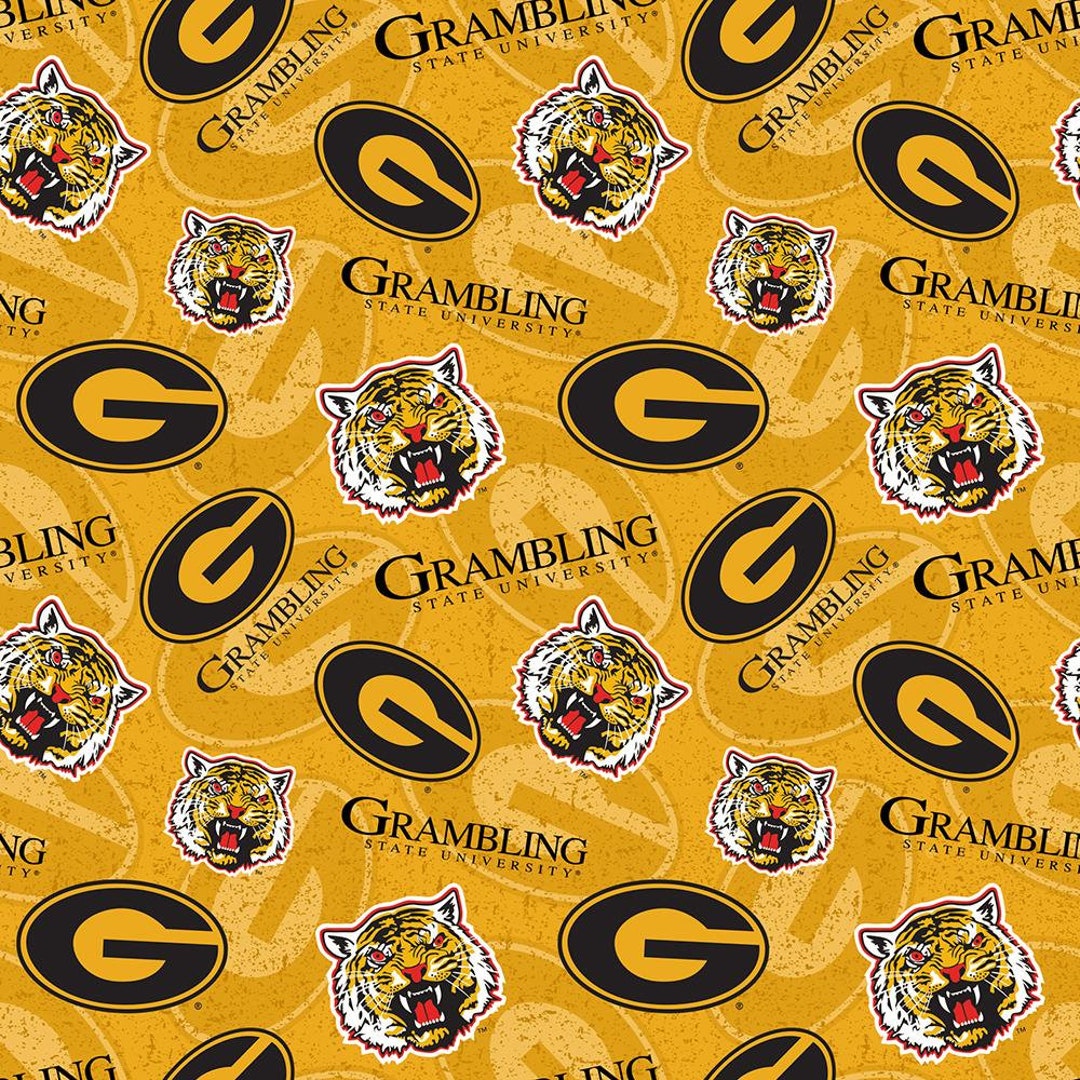 NCAA Grambling State University Historically Black 100% Cotton Fabric ...