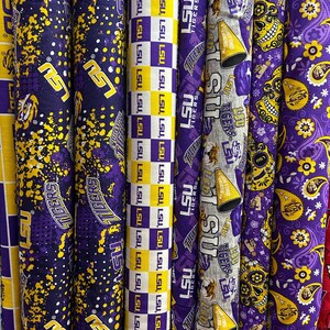 NCAA Louisiana State University LSU Tigers Purple & Gold College Logo ...