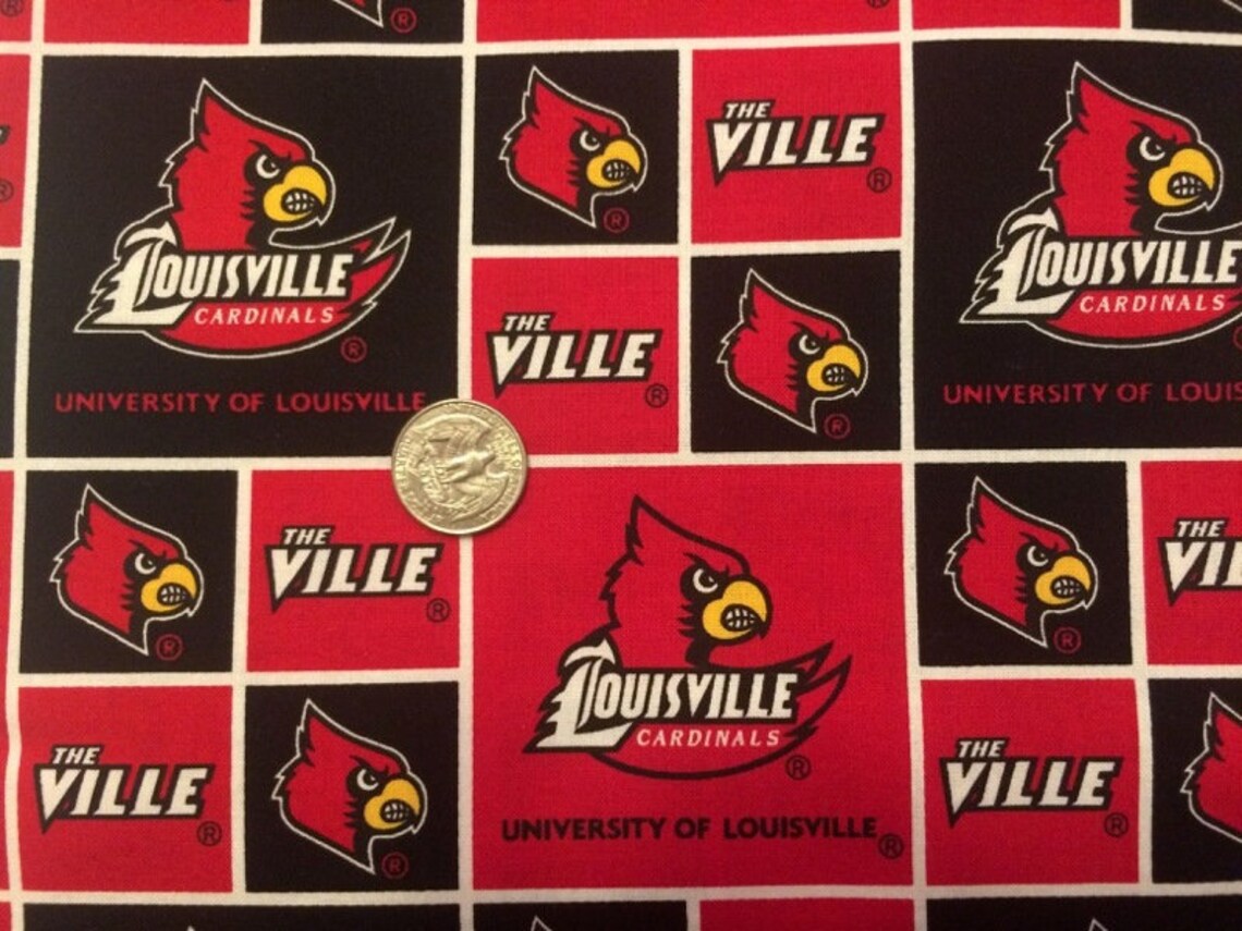 NCAA University of Louisville Cardinals Red & Black College - Etsy