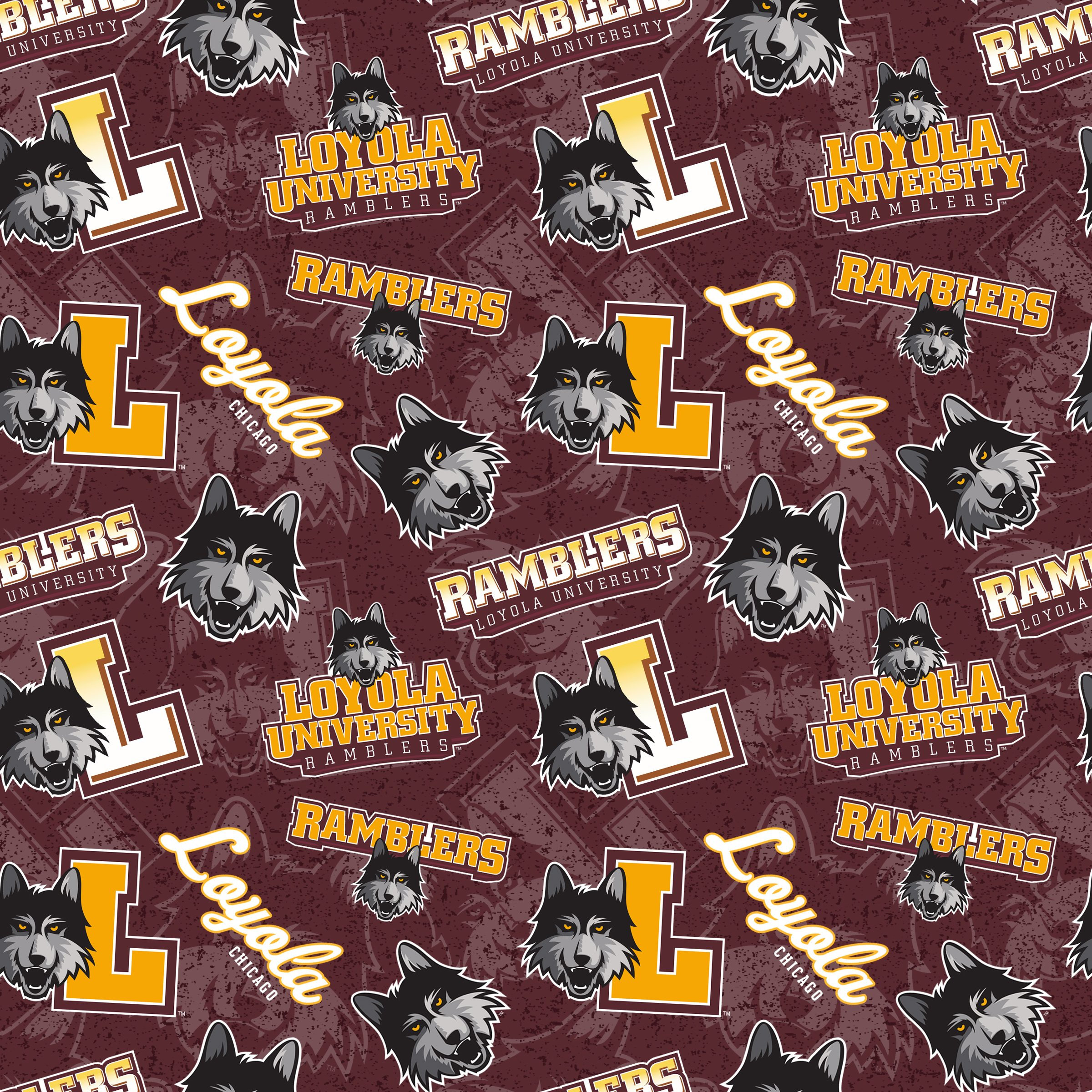 Loyola College University Fabric - Etsy