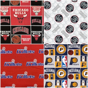 NBA Logo National Basketball Association 100% Cotton Fabric by Camelot ...