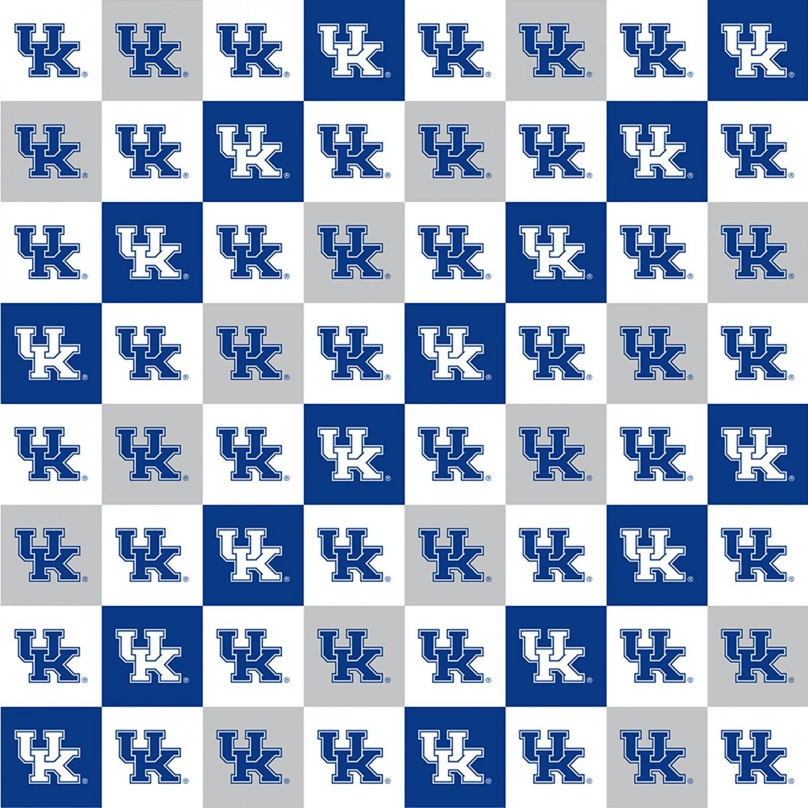 NCAA University of Kentucky Wildcats Blue & White College Logo - Etsy