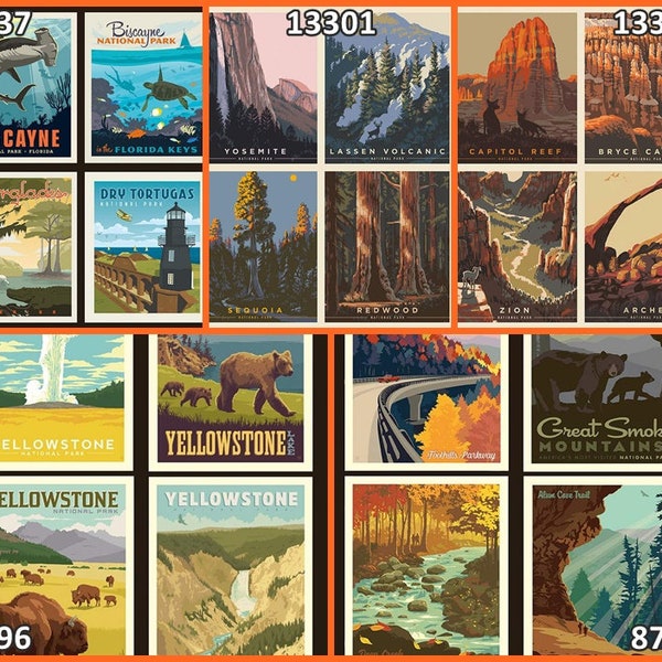 Yosemite National Park Panels - Etsy