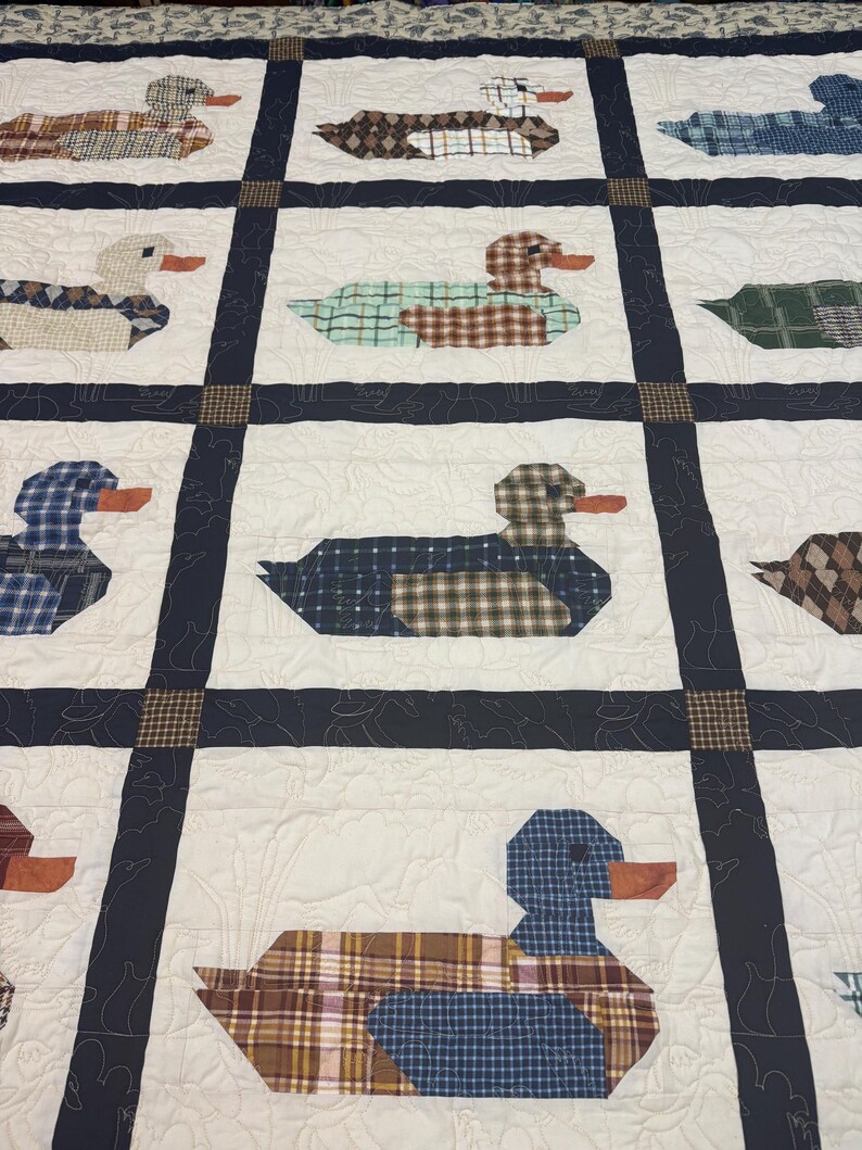 Plaid Venture Mallard Ducks Quilt Patterns by Riley Blake! - Etsy