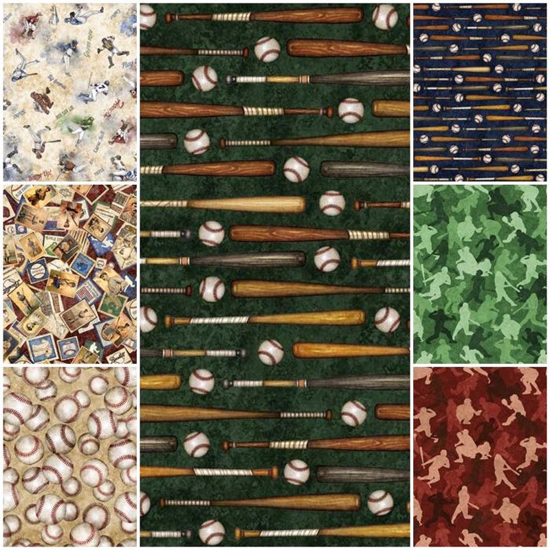 Baseball Fabric - Etsy
