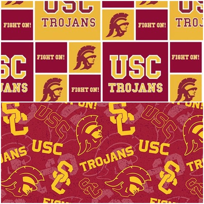 NCAA University of Southern California Trojans Cardinal Red & - Etsy Canada