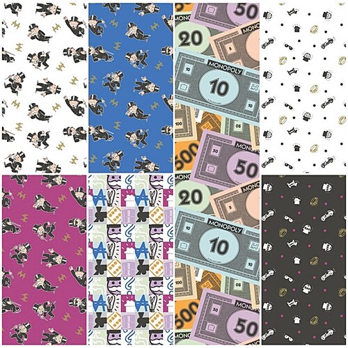 Hasbro Monopoly Game Board 95070 100% Cotton Fabrics by - Etsy