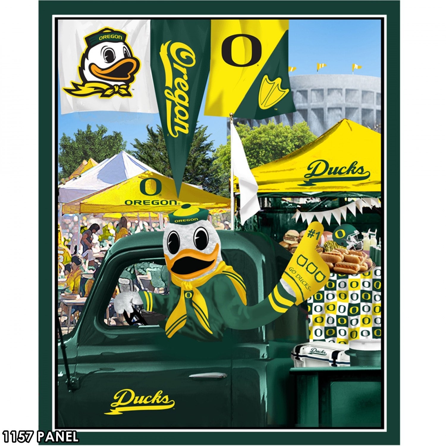 Oregon Ducks Green Logo