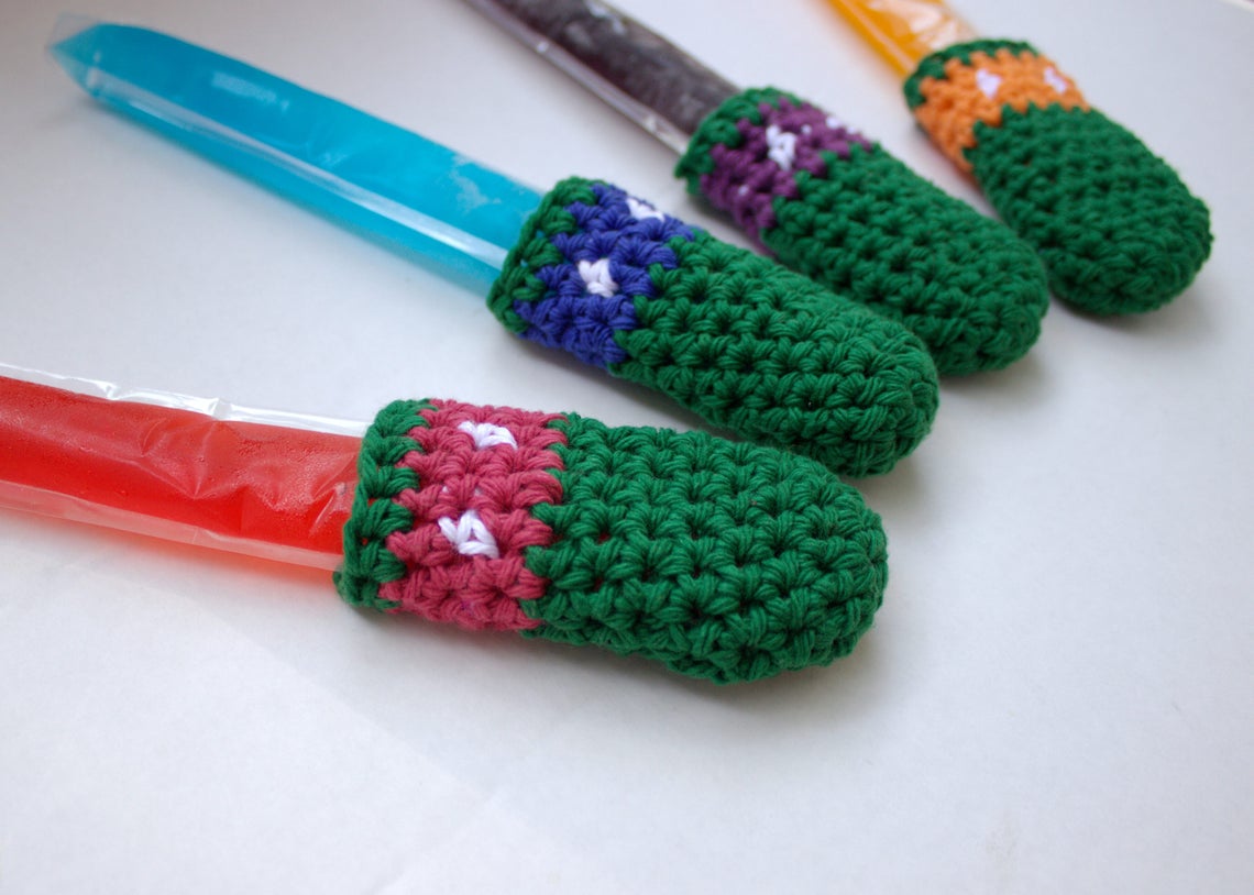 Ninja Turtle Sleeve Turtle Popsicle Cozy Popsicle Sleeve - Etsy