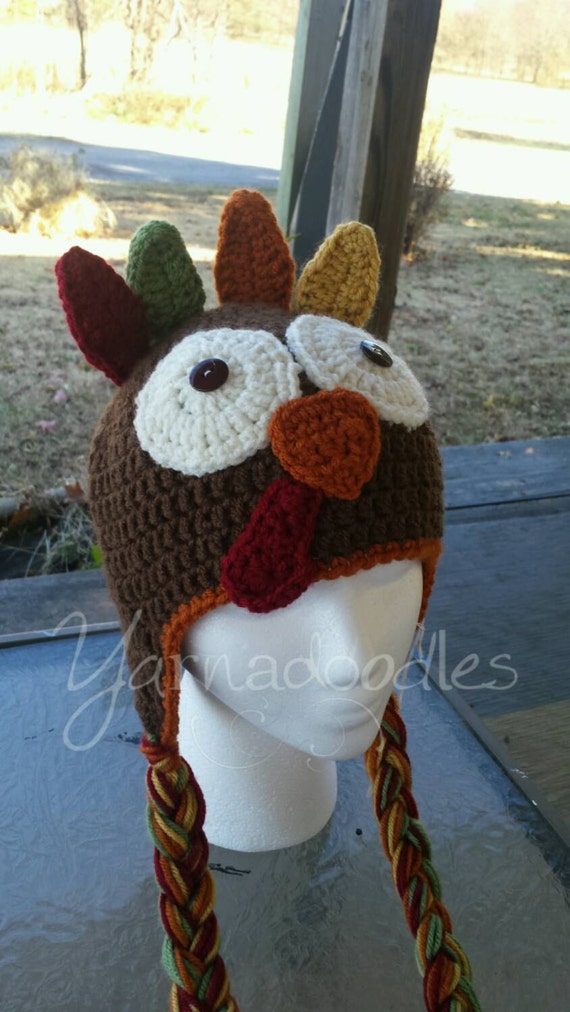 Crochet Turkey Hat