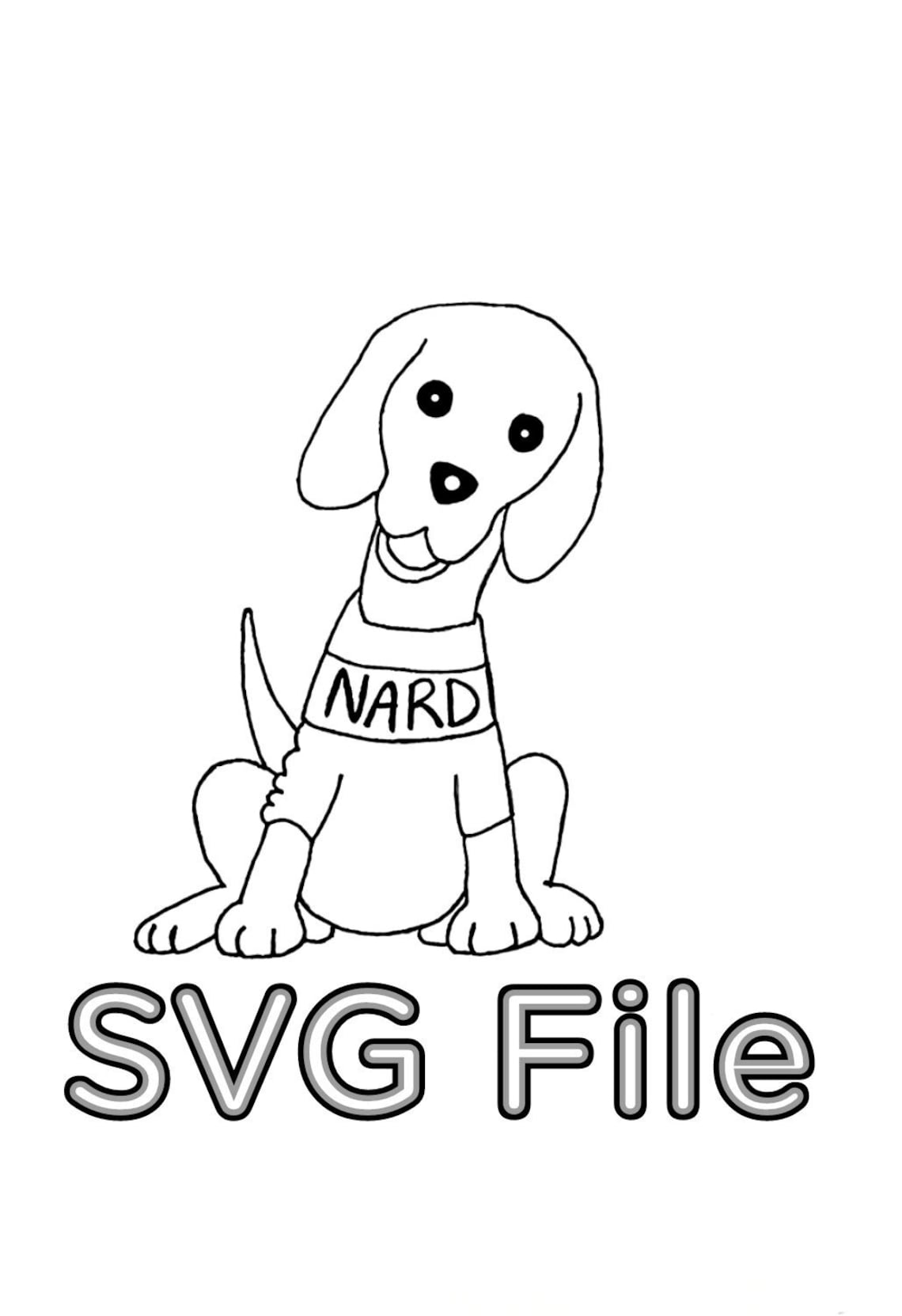 Nard Dog SVG File, Nard Dog Vector Image, the Office, Cut File - Etsy