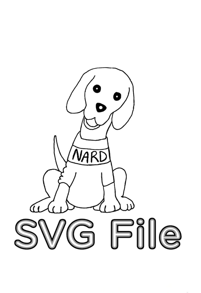 Nard Dog SVG File, Nard Dog Vector Image, the Office, Cut File - Etsy