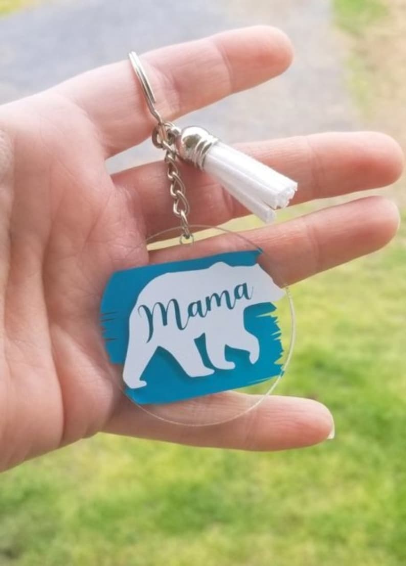 Mama Bear Keychains Momma Bear Mama Bear Gift Mothers Day - Etsy