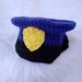Baby Police Hat, Law Enforcement Baby, Baby Girl Police Hat, Baby Boy ...