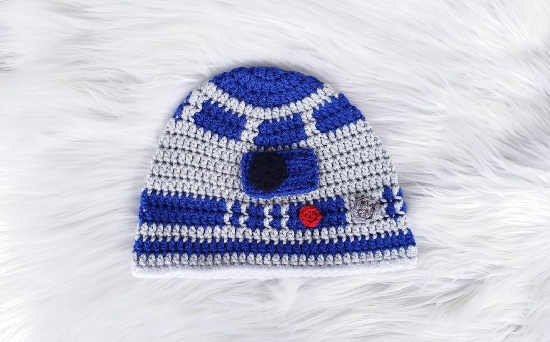 Robot Hat Droid Hat Crochet Star Wars R2D2 Hat Droid R2D2 Beanie - Etsy