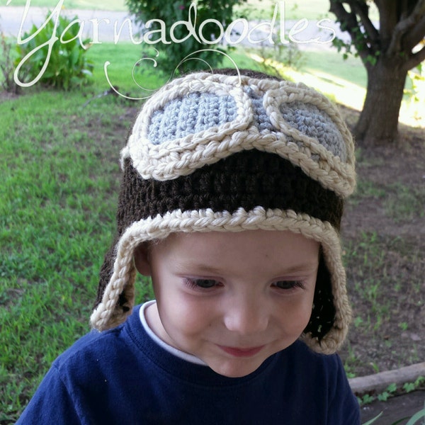 Crochet Aviator Hat - Etsy