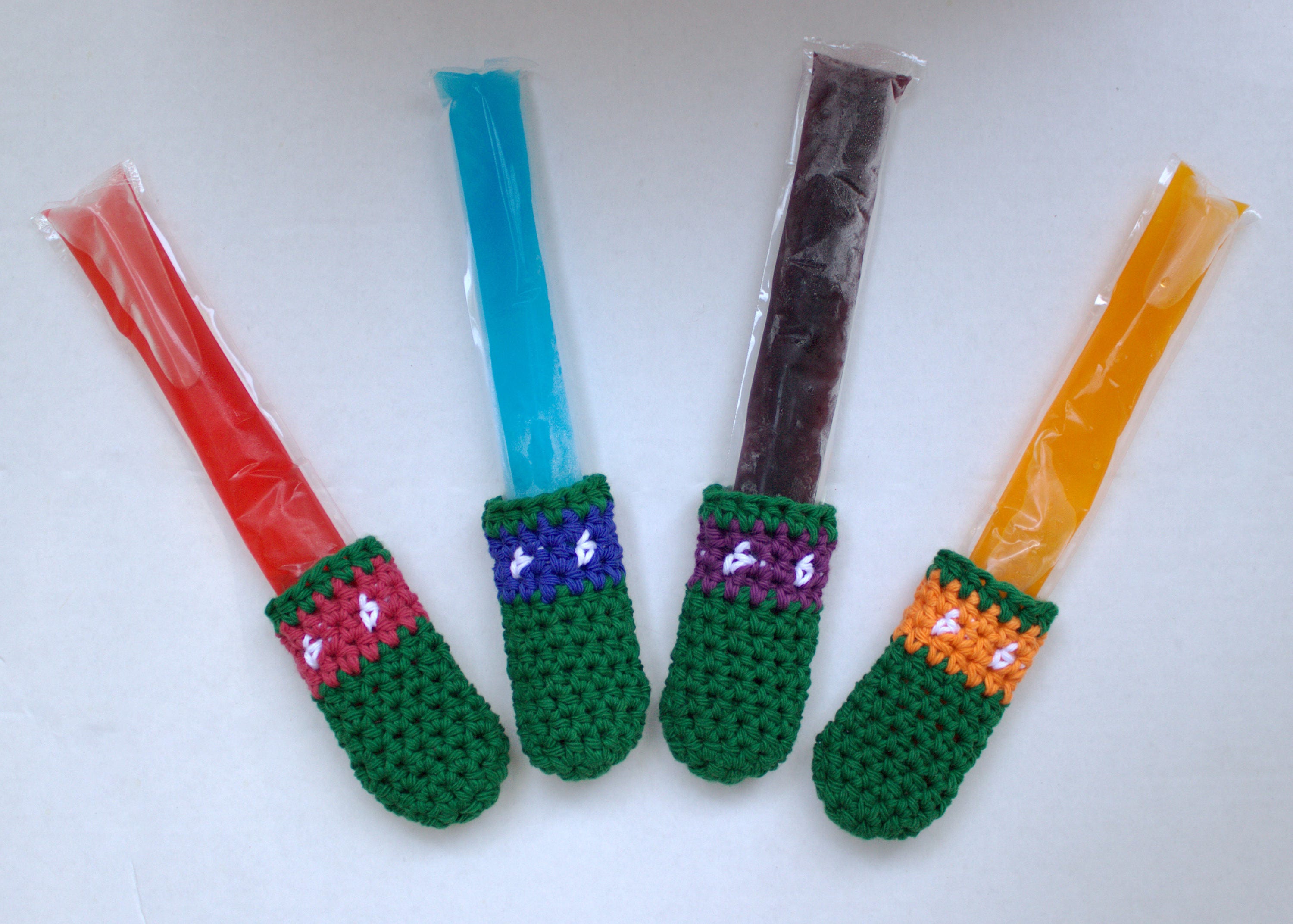 Ninja Turtle Sleeve Turtle Popsicle Cozy Popsicle Sleeve | Etsy